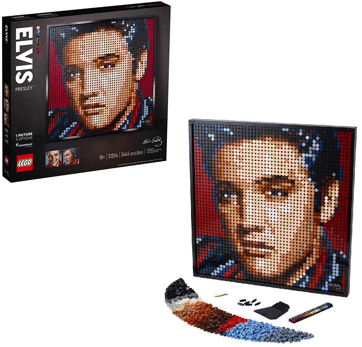 🧱Set de LEGO Art de Elvis Presley "El Rey" 31204🧱