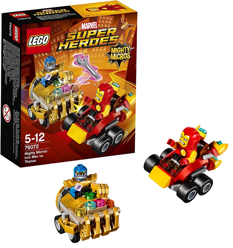🧱Set de LEGO 76072 de Mighty Micros: Iron man vs Thanos de Marvel 🧱
