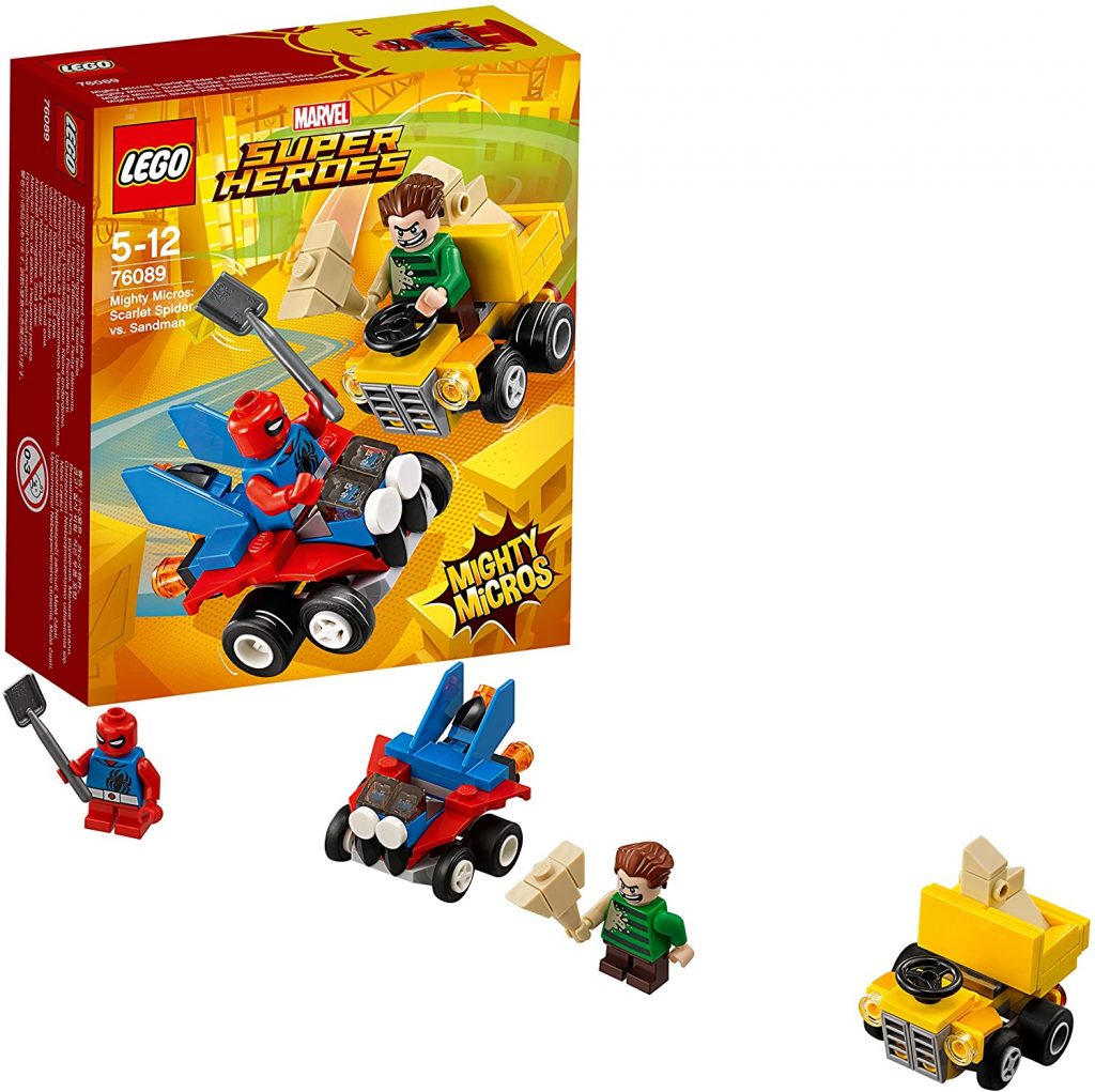 🧱Set de LEGO 76089 de Mighty Micros: Scarlet Spider vs Sandman de Marvel 🧱