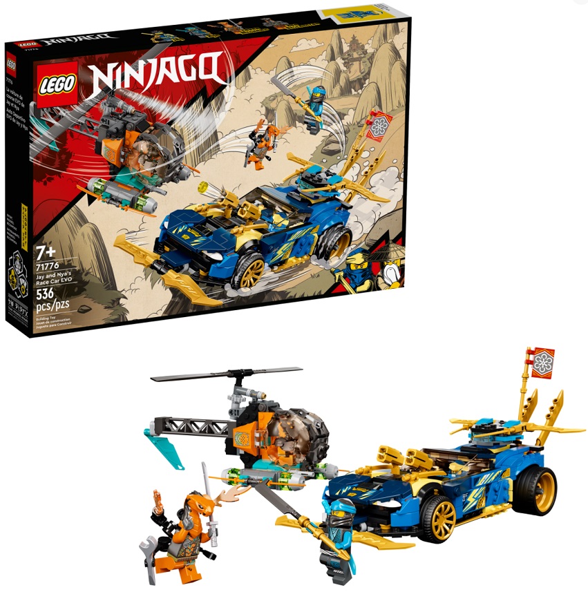 🧱 Set de LEGO 71776 de Deportivo EVO de Jay y Nya de LEGO Ninjago 🧱