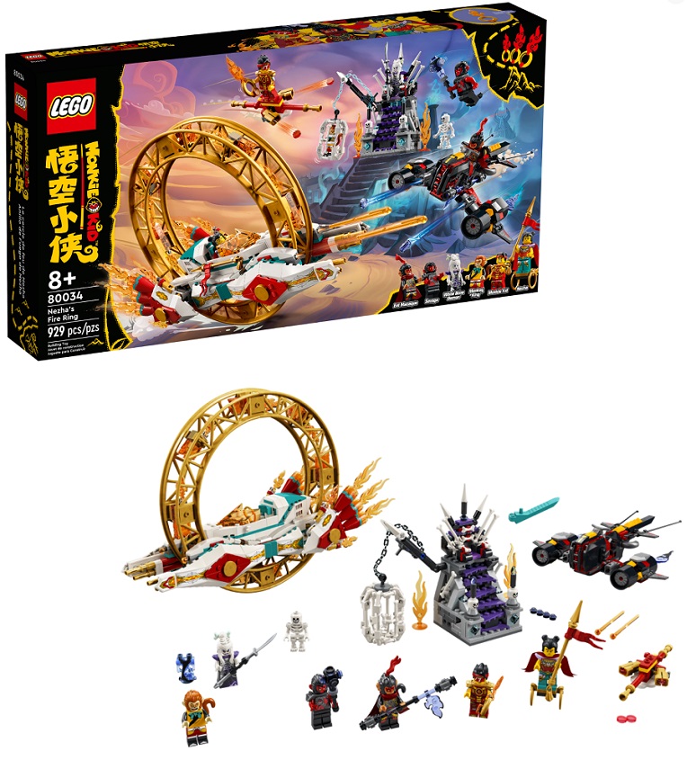 🧱 Set de LEGO 80034 de Anillo de fuego de Nezha de Monkie Kid 🧱