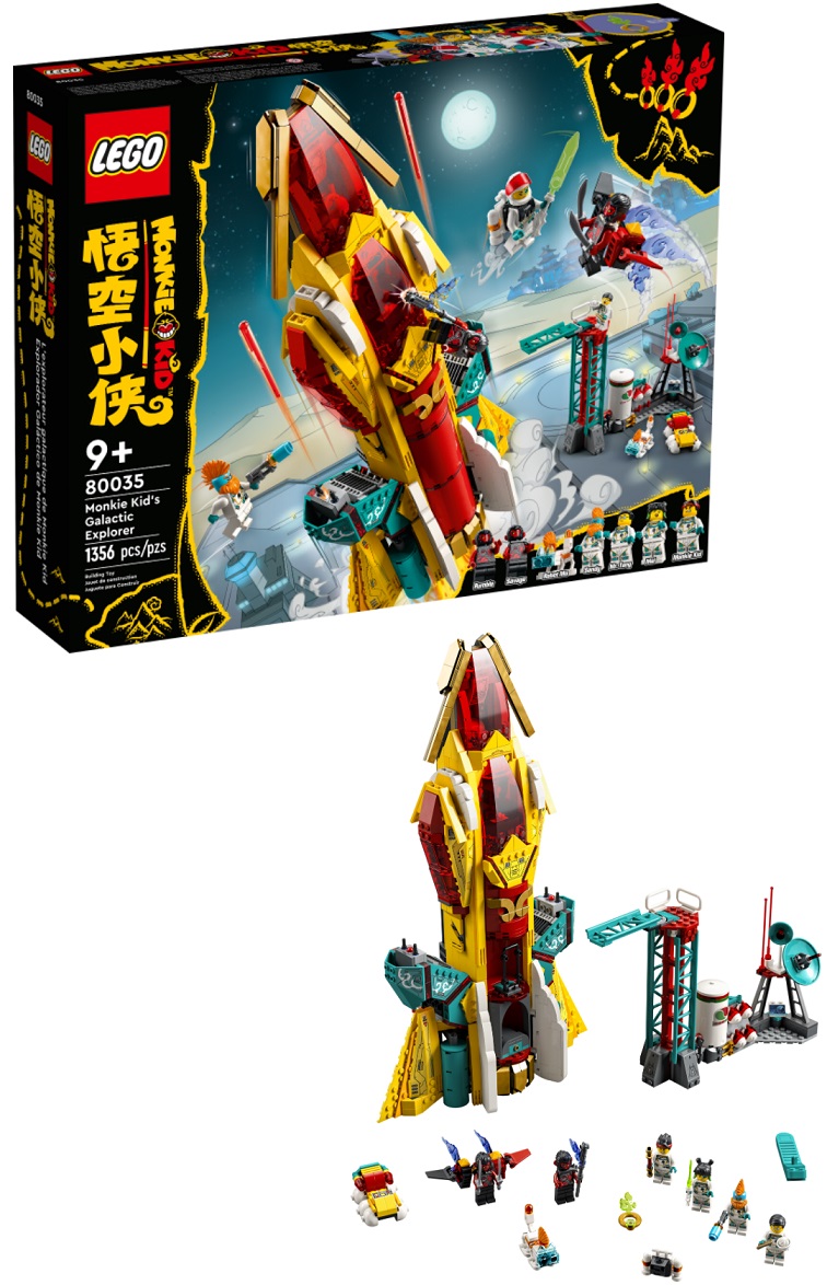 🧱 Set de LEGO 80035 de Explorador Galáctico de Monkie Kid 🧱