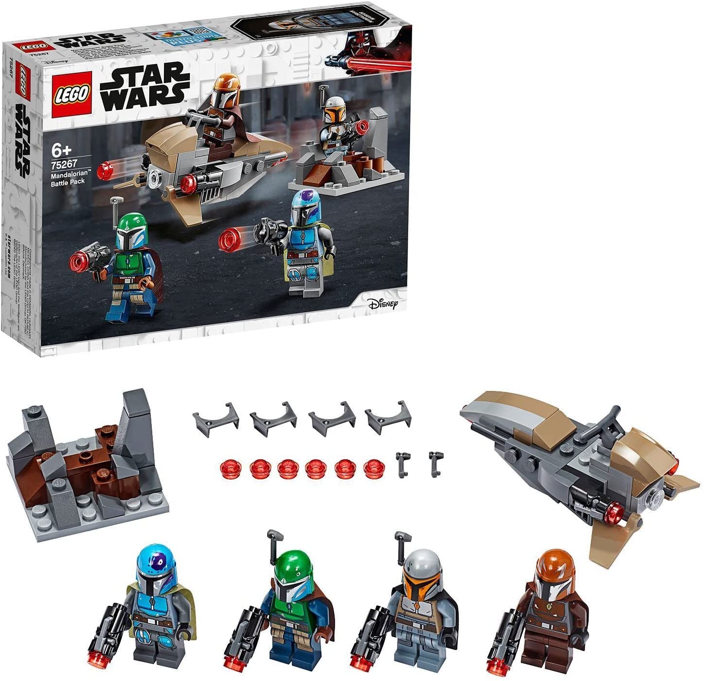 🧱Set de LEGO 75267 de Pack de combate: Mandalorianos de Star Wars 🧱