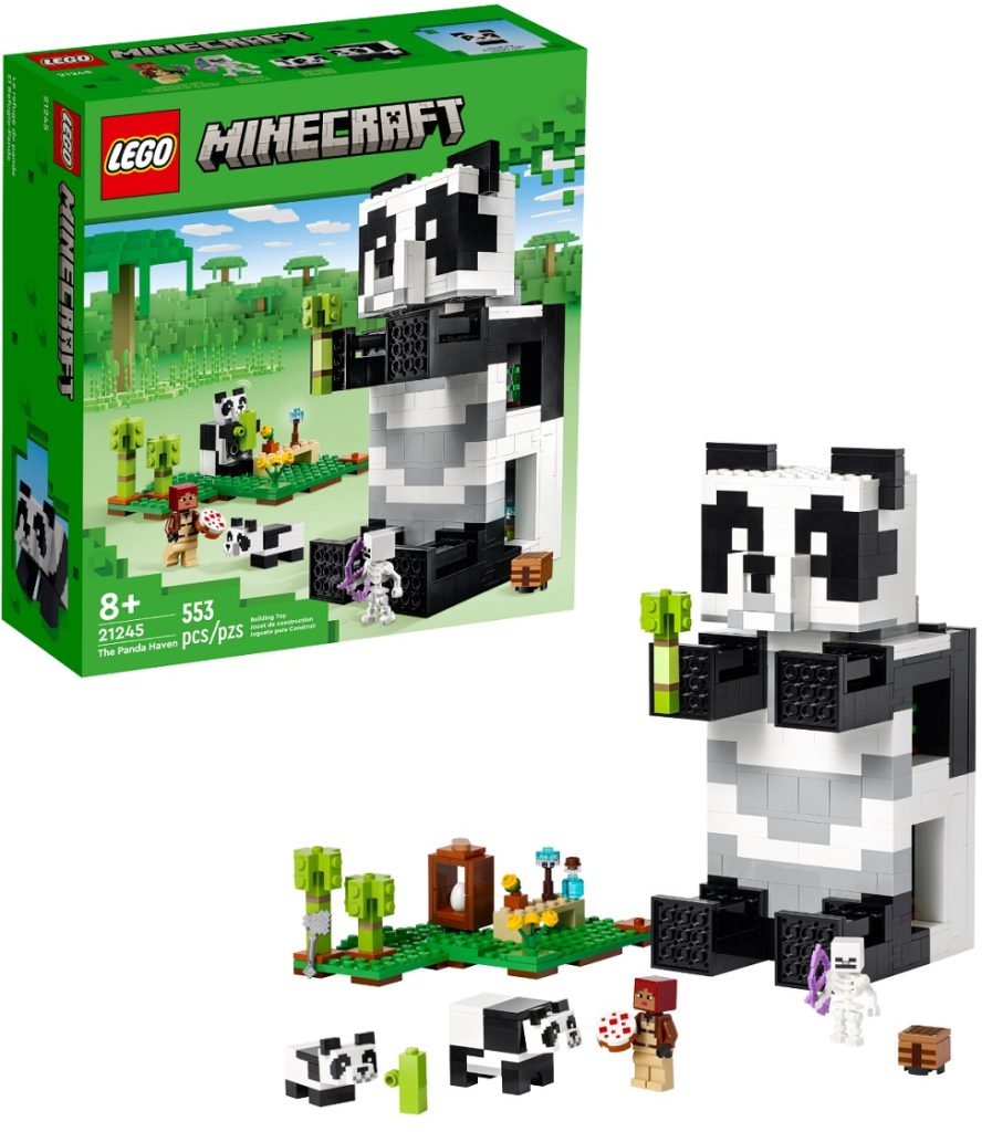 🧱LEGO 21245 de El Refugio-Panda de Minecraft 🧱
