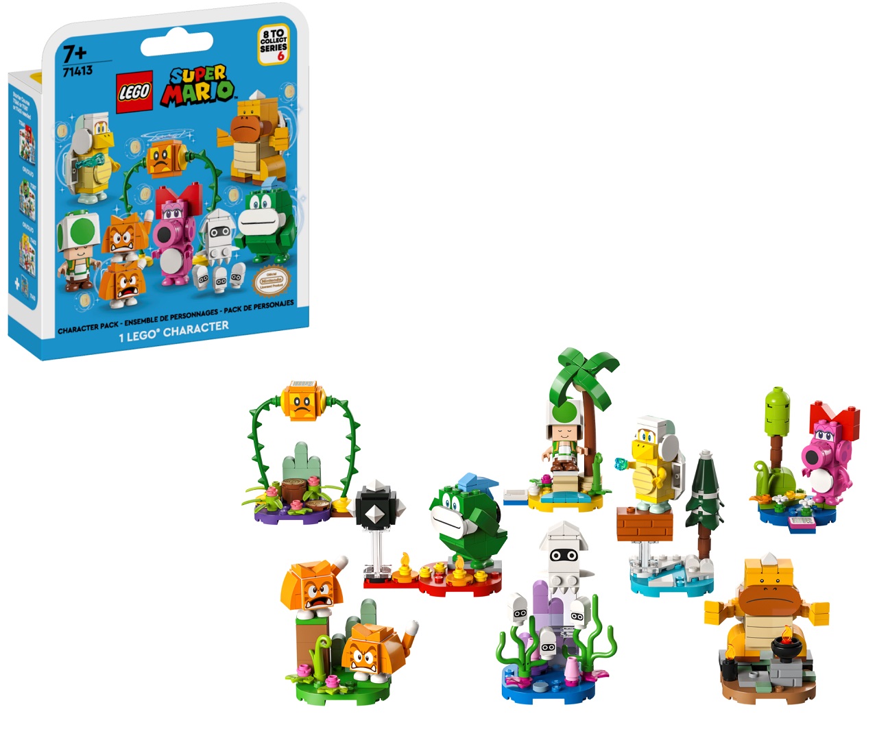 Set de LEGO 71413 de Personajes: Edición 6 de Super Mario